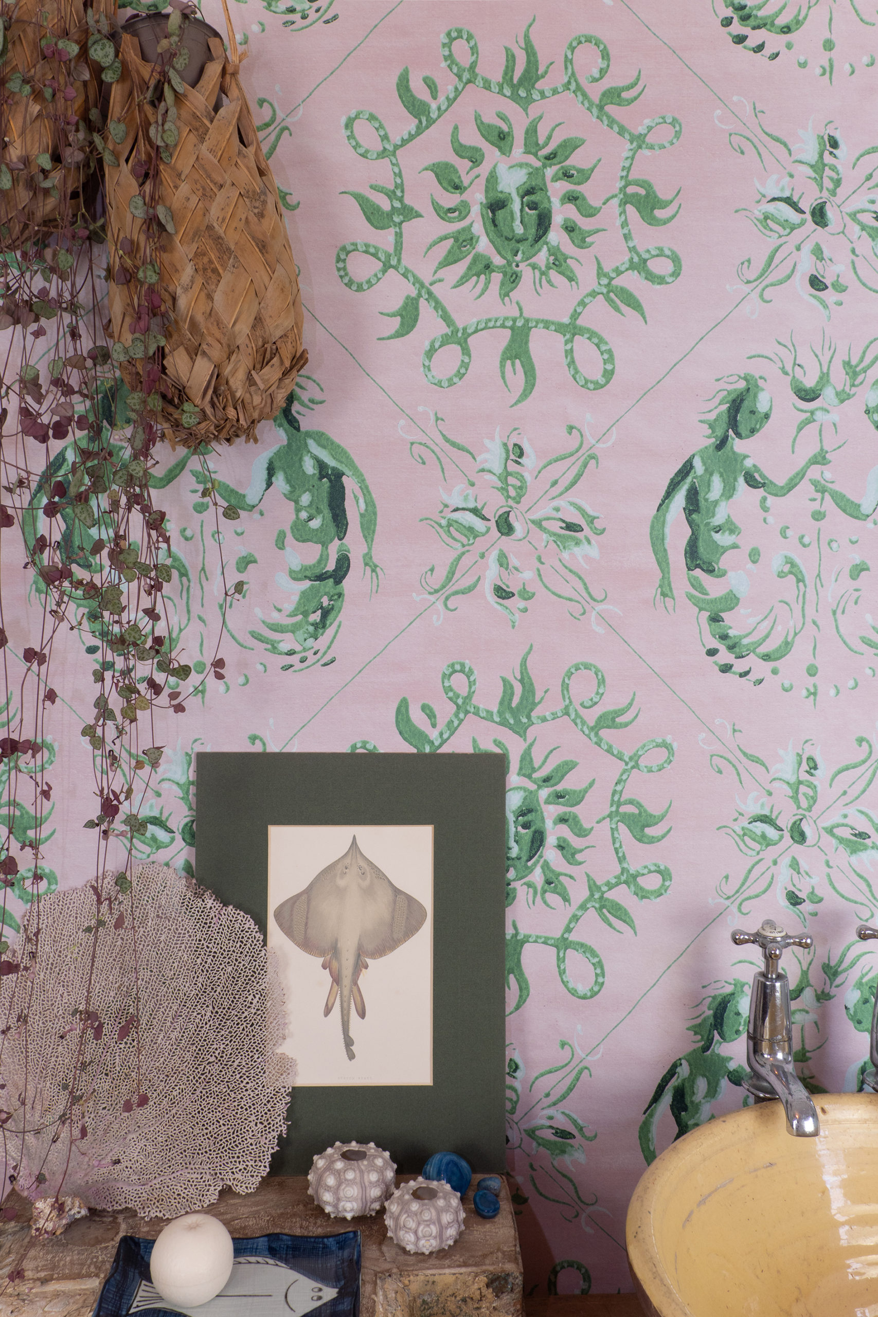 Syreni Sea Grass Wallpaper • Wildmore