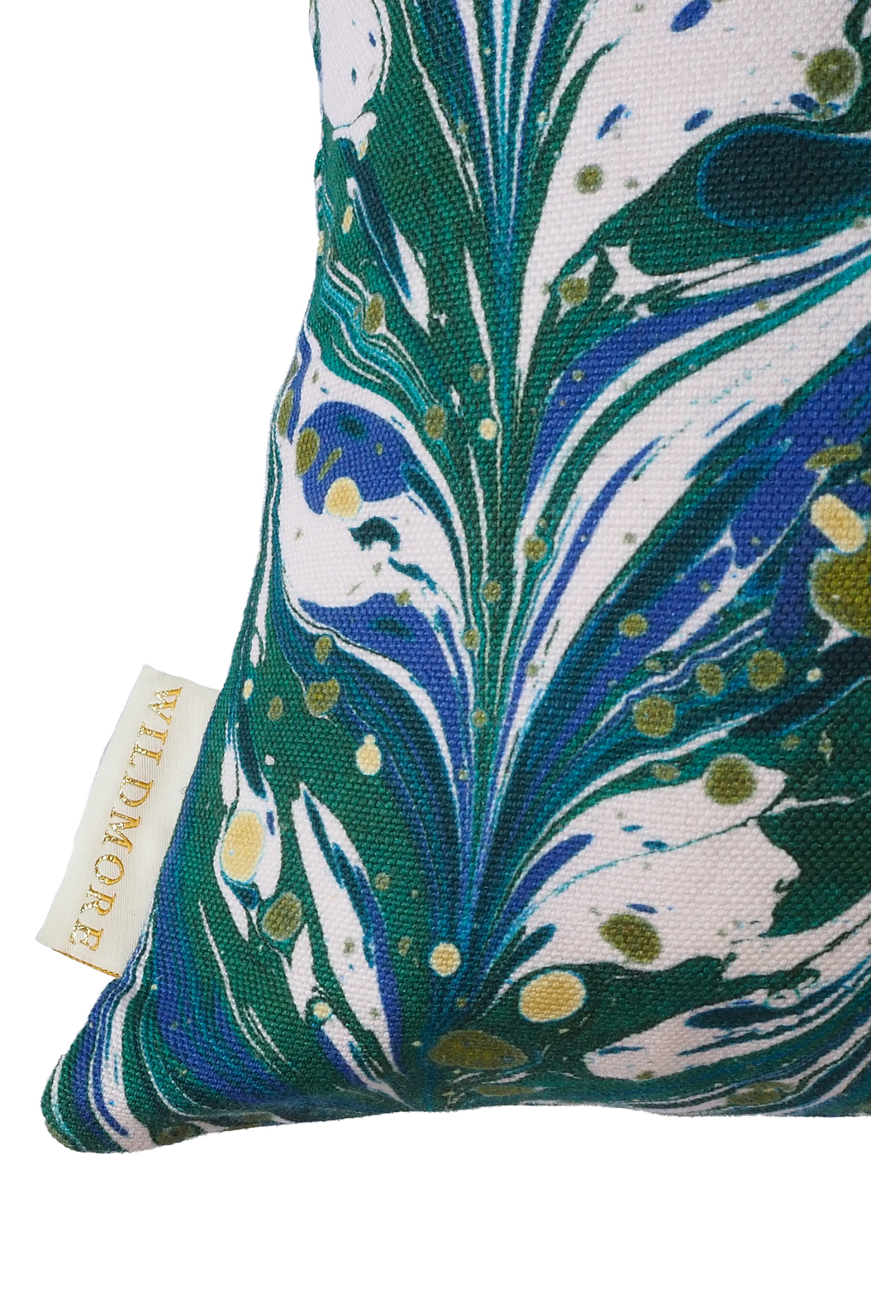 Obliquus Deep Sea Maxi Bolster Cushion • Wildmore