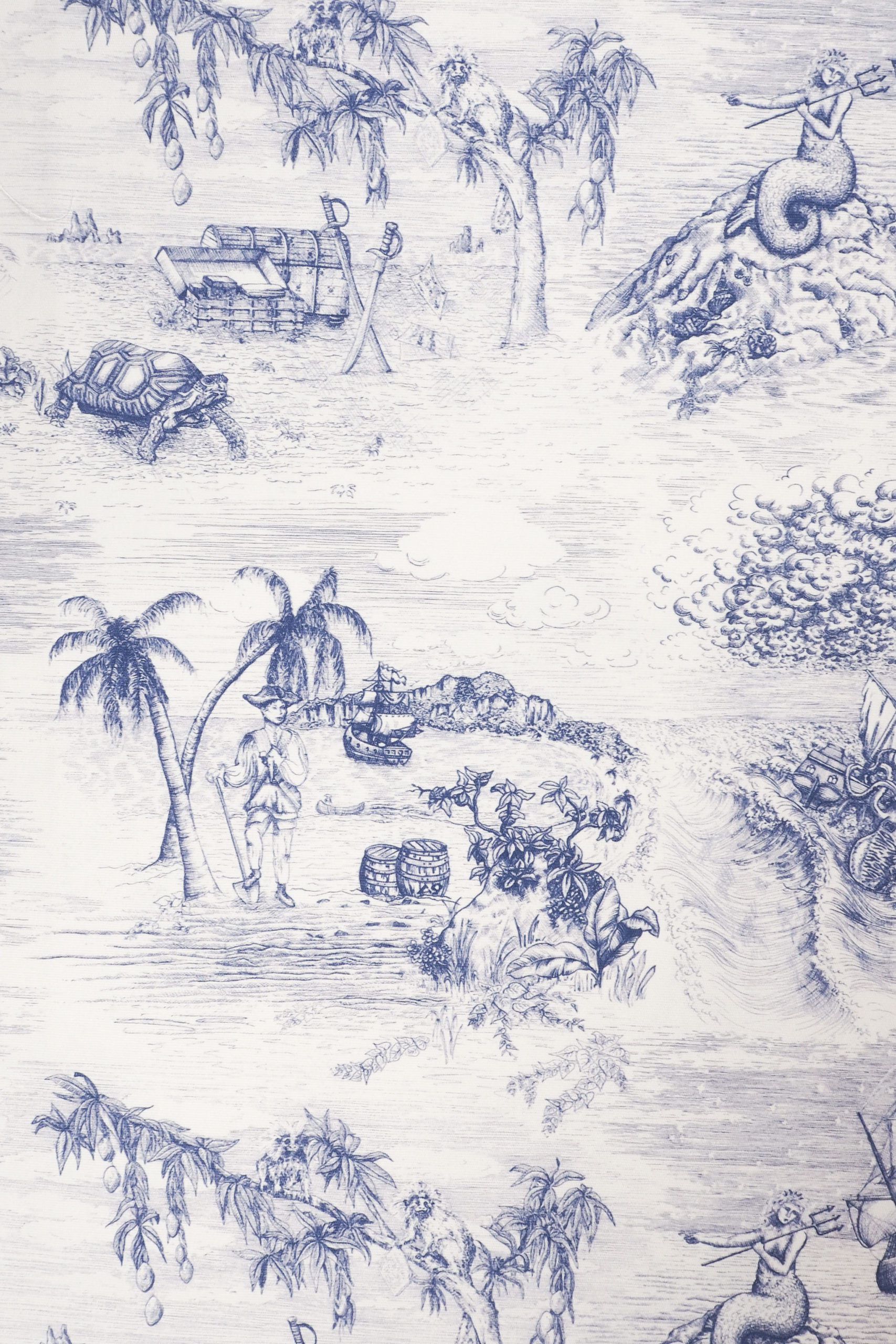 Navigo Navy Fabric Sample • Wildmore